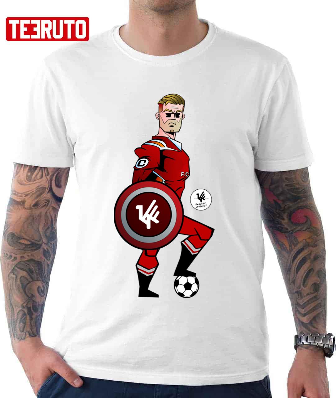 Jordan Henderson The Shield Football Legend Unisex T-Shirt - Teeruto