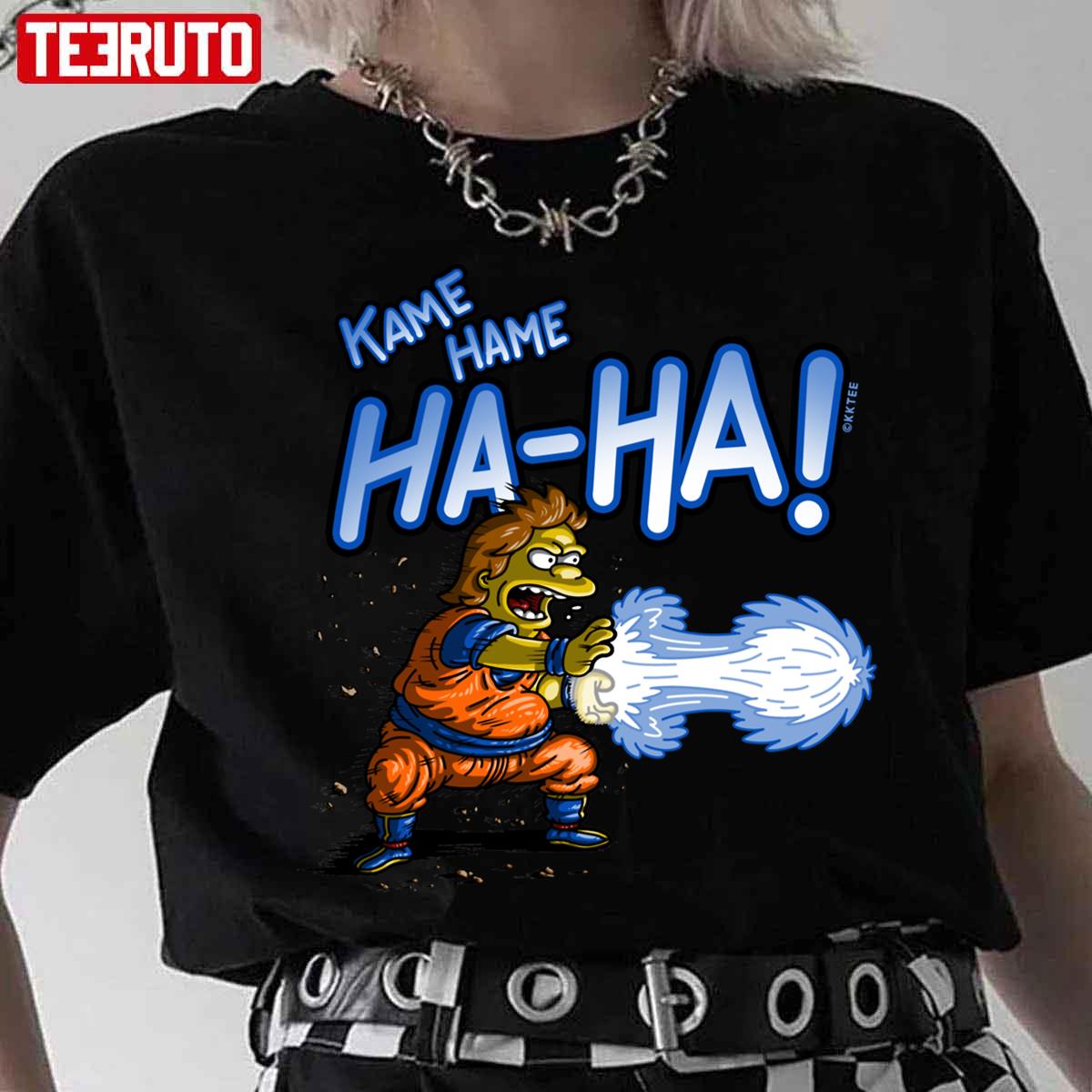 Kame Hame Ha Ha The Simpsons Goku Dragonball Z Unisex Sweatshirt - Teeruto
