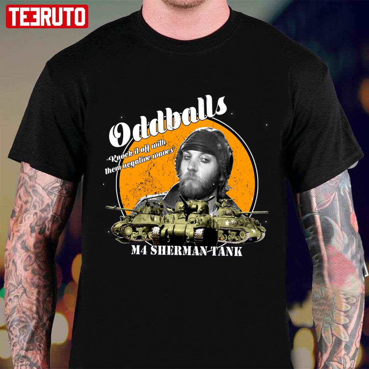 Knock Ir Off With Them Negative Waves Oddballs M4 Sherman Tank Unisex T ...