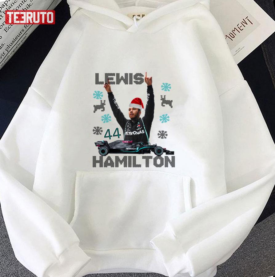 Lewis Hamilton 44 F1 Christmas Unisex Sweatshirt - Teeruto