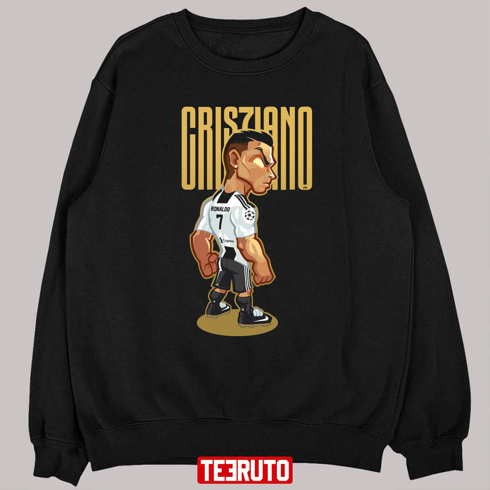 Mascot Designs Cristiano Ronaldo Cr7 Soccer Unisex Sweatshirt - Teeruto