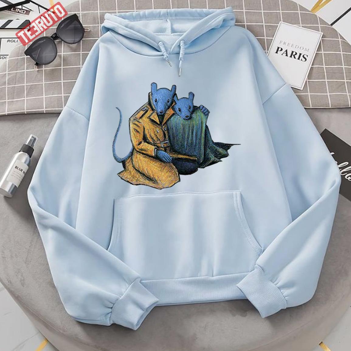 Maus Book Cutout Famous Comic Design Unisex Hoodie - Teeruto