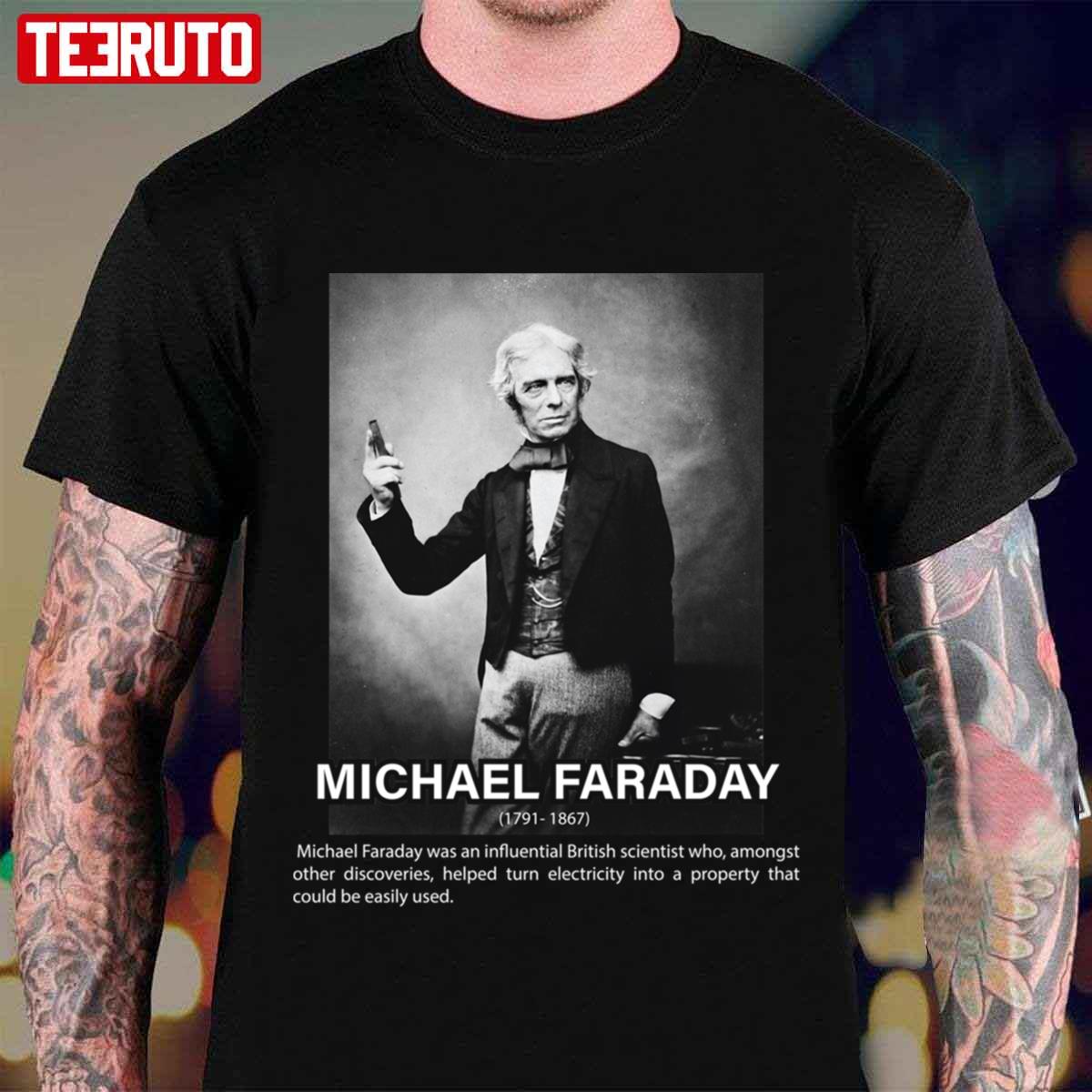 Michael Faraday Biography Retro 90s Unisex Hoodie - Teeruto