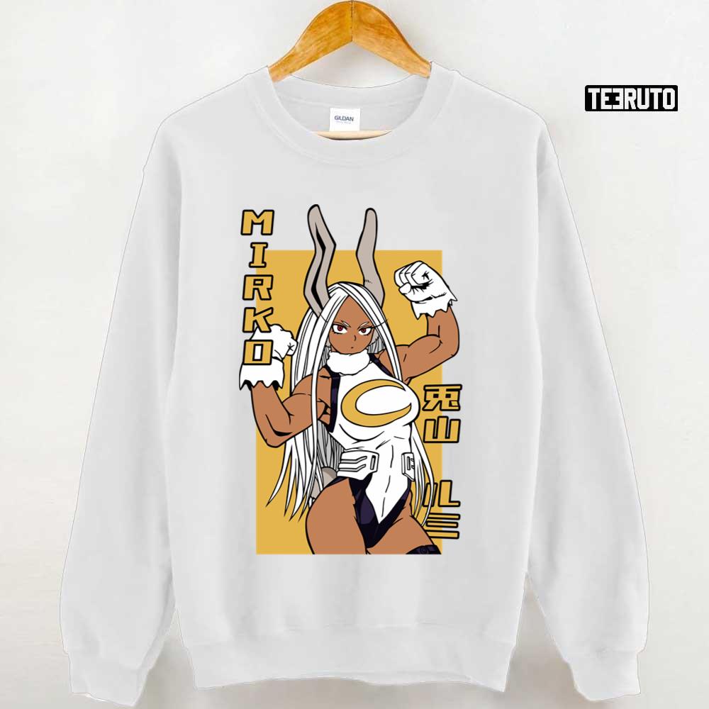 Muscle The Rabbit Hero Mirko In My Hero Academia Unisex T-shirt - Teeruto