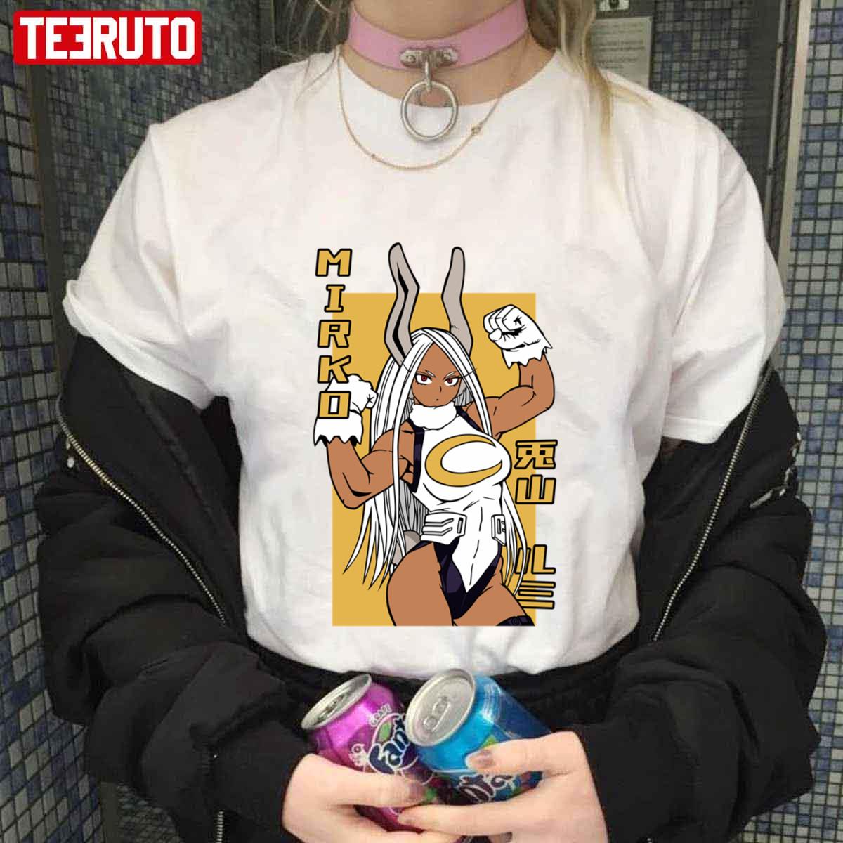 Muscle The Rabbit Hero Mirko In My Hero Academia Unisex T-shirt - Teeruto