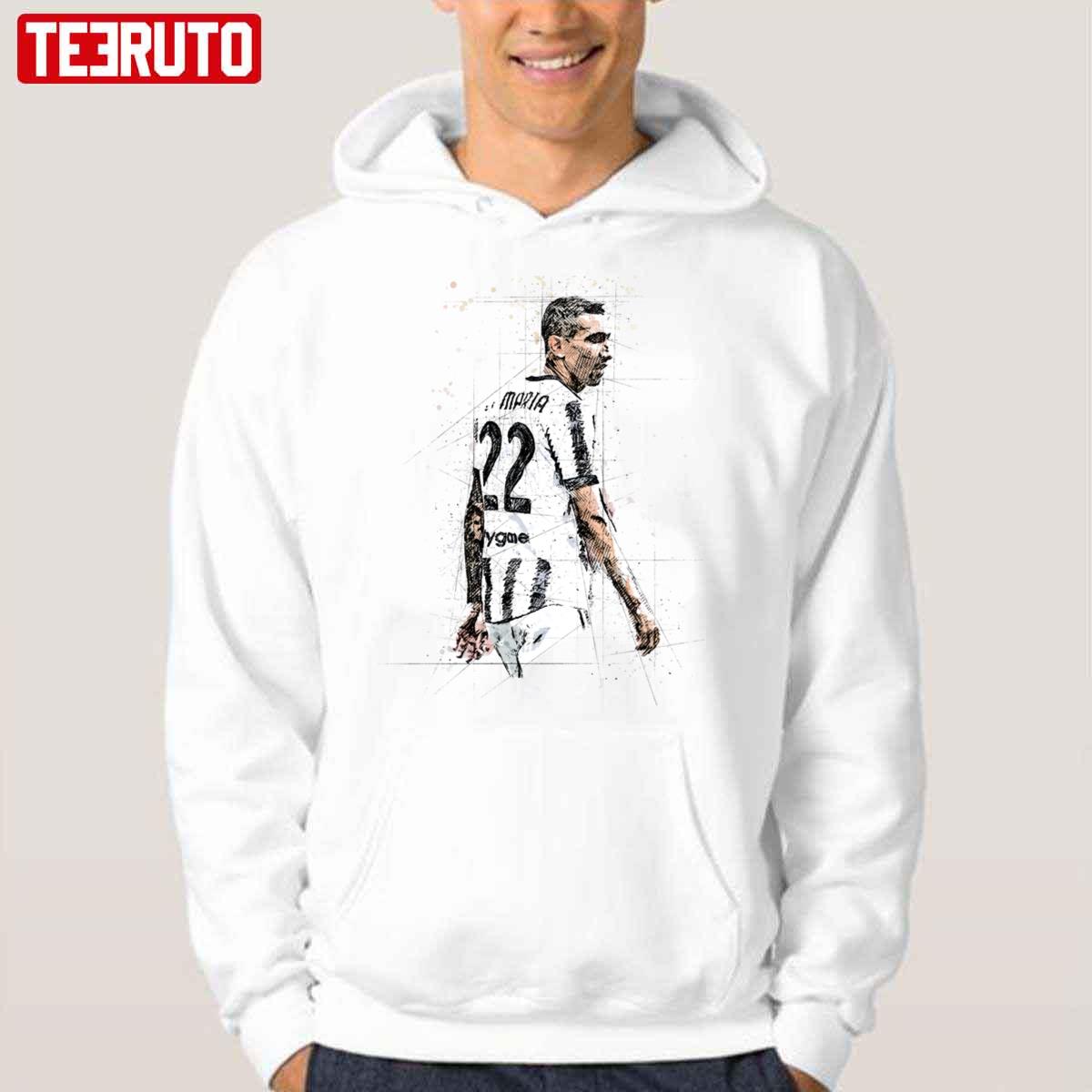 Number 22 Football Art Angel Di Maria Unisex T-Shirt - Teeruto