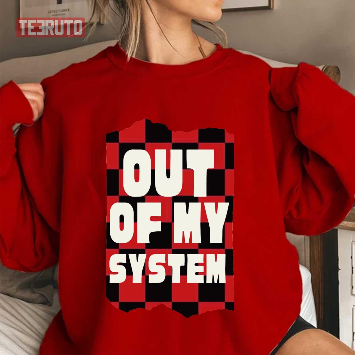 Out Of My System Louis Tomlinson Checkered Design Unisex T-Shirt - Teeruto