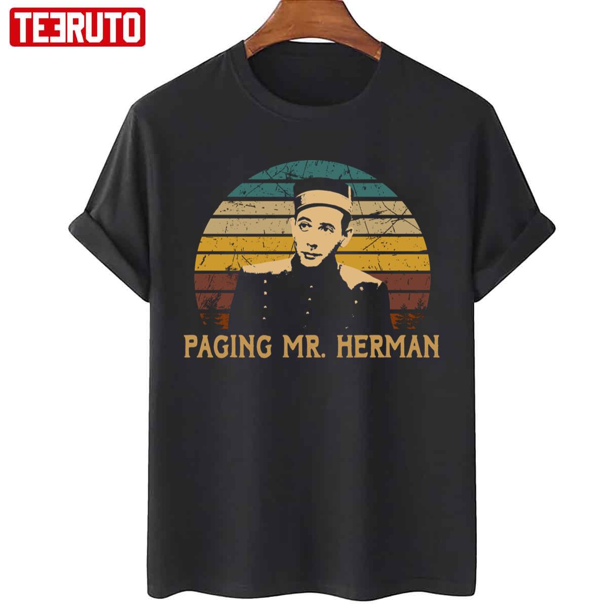 Paging Mr Herman Retro Pee Wee's Big Adventure Films Unisex Sweatshirt ...
