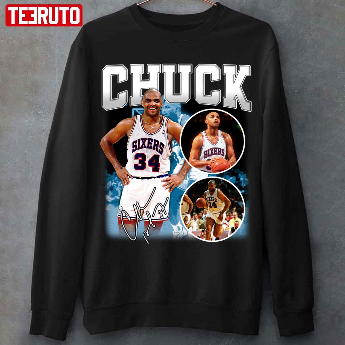 Phoenix Suns Charles Barkley Chuck Basketball Vintage Unisex Hoodie ...