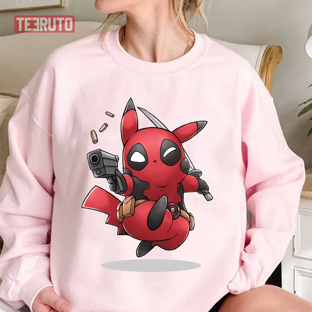 Pikapool Deadpool Pikachu Pokemon Art Unisex Sweatshirt - Teeruto