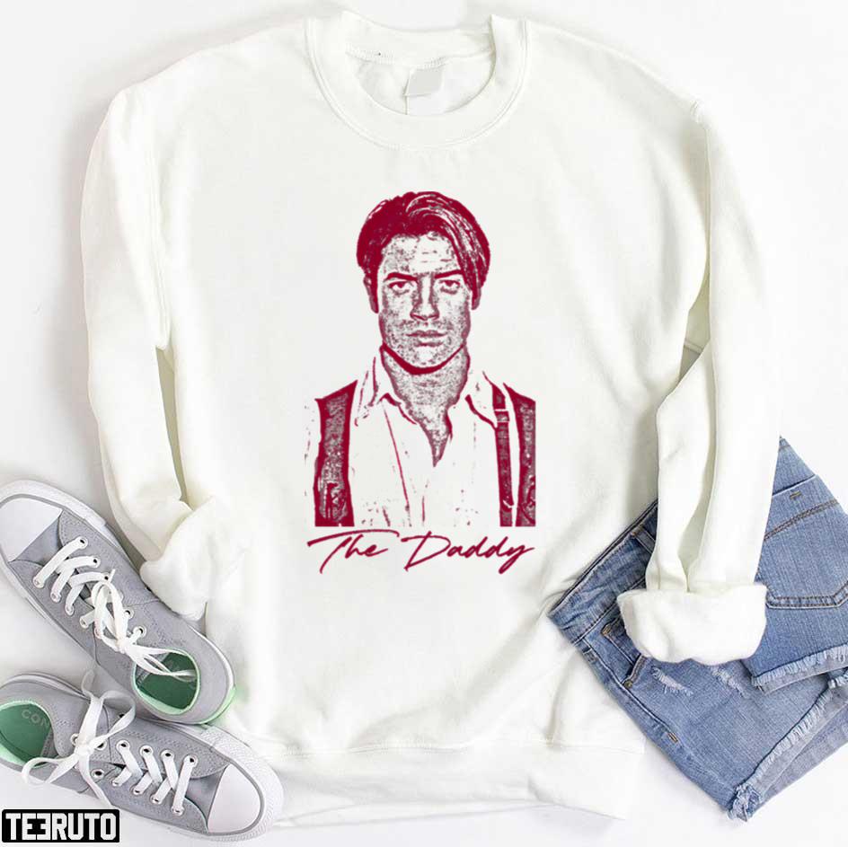 Red Distressed Design Brendan Fraser Portrait Actor Unisex T-Shirt ...