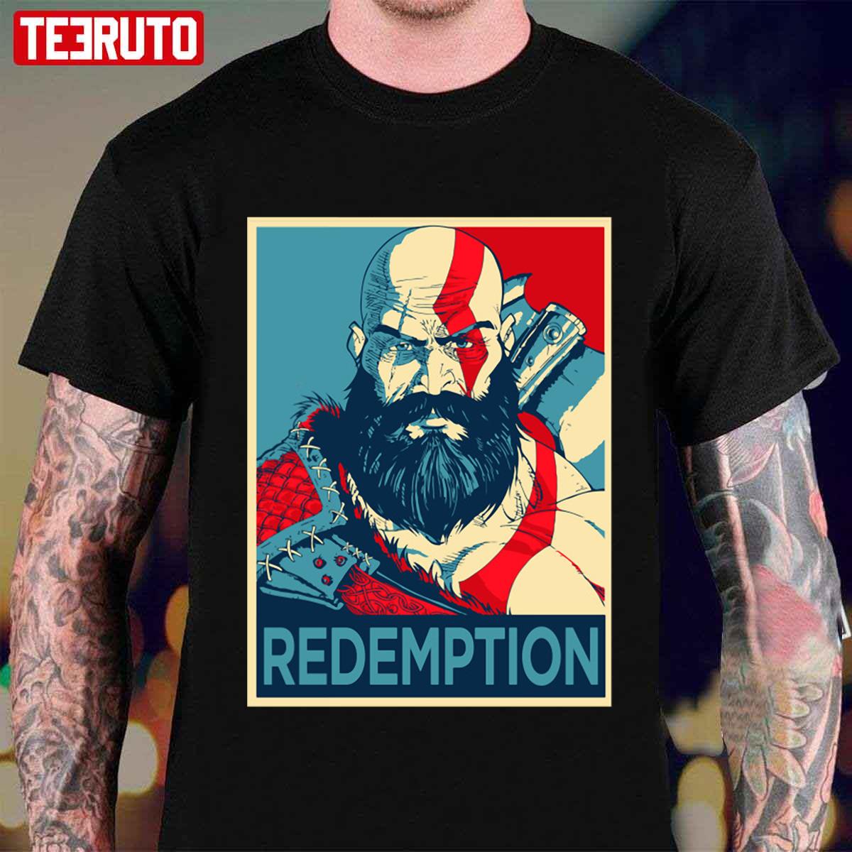 Redemption Kratos God Of War Ragnarok Hope Unisex T-shirt - Teeruto