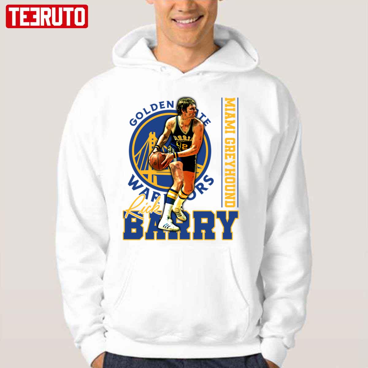 Rick Barry Basketball Legend Signature Vintage Unisex Hoodie - Teeruto