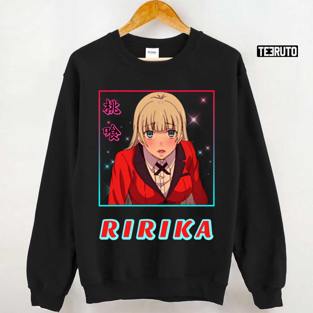 Ririka Momobami Anime Kakegurui Fanart Unisex T-shirt - Teeruto