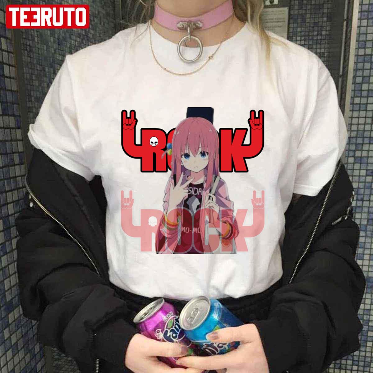 Rock Bocchi The Rock Anime Unisex T-shirt - Teeruto