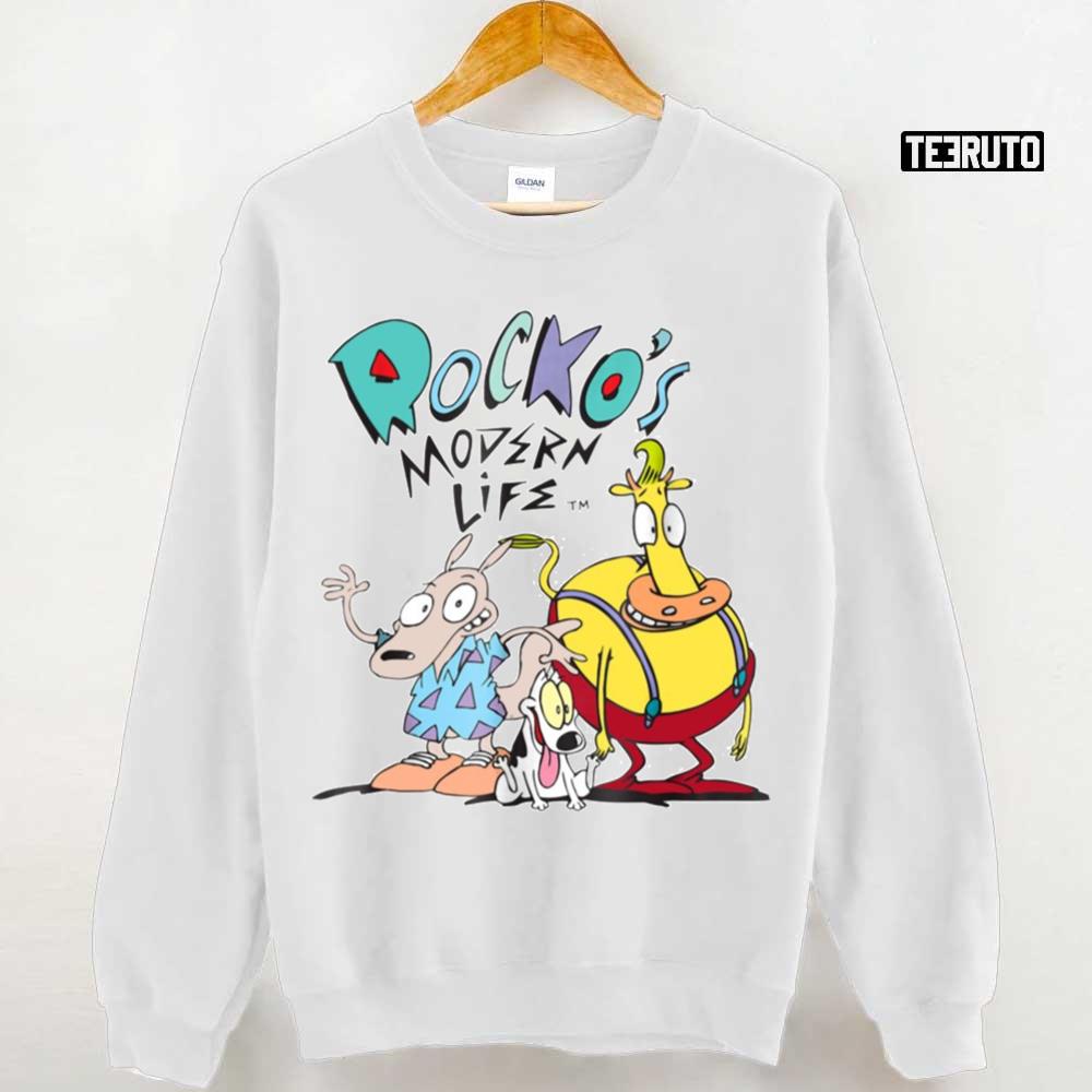 Rocko And His Friends Modern Life Unisex Sweatshirt - Teeruto