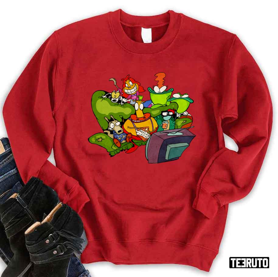 Rocko's Sofa Rocko's Modern Life Unisex Sweatshirt - Teeruto