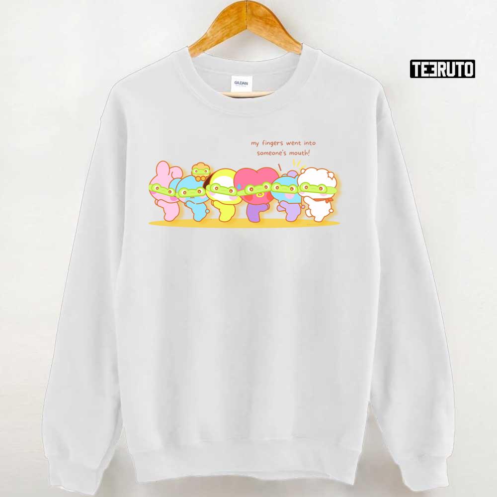 Run Bts Frog Fold Cute And Funny Bts Bt21 Character Minini Unisex ...