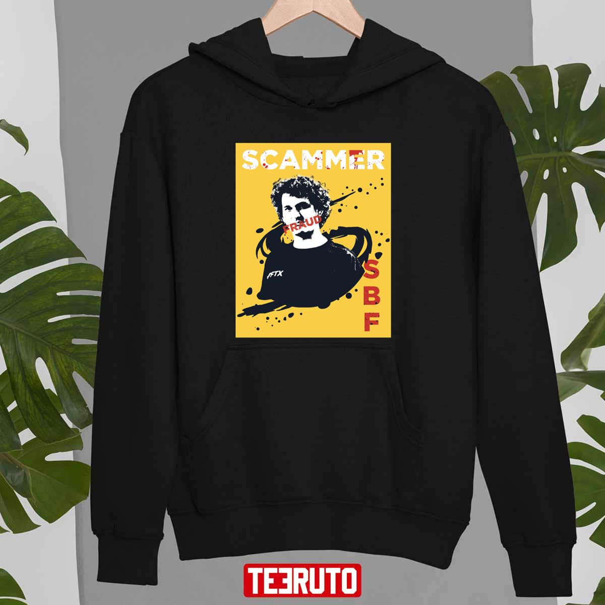 Sbf Scammer Sam Bankman Fraud Painting Unisex T-Shirt - Teeruto