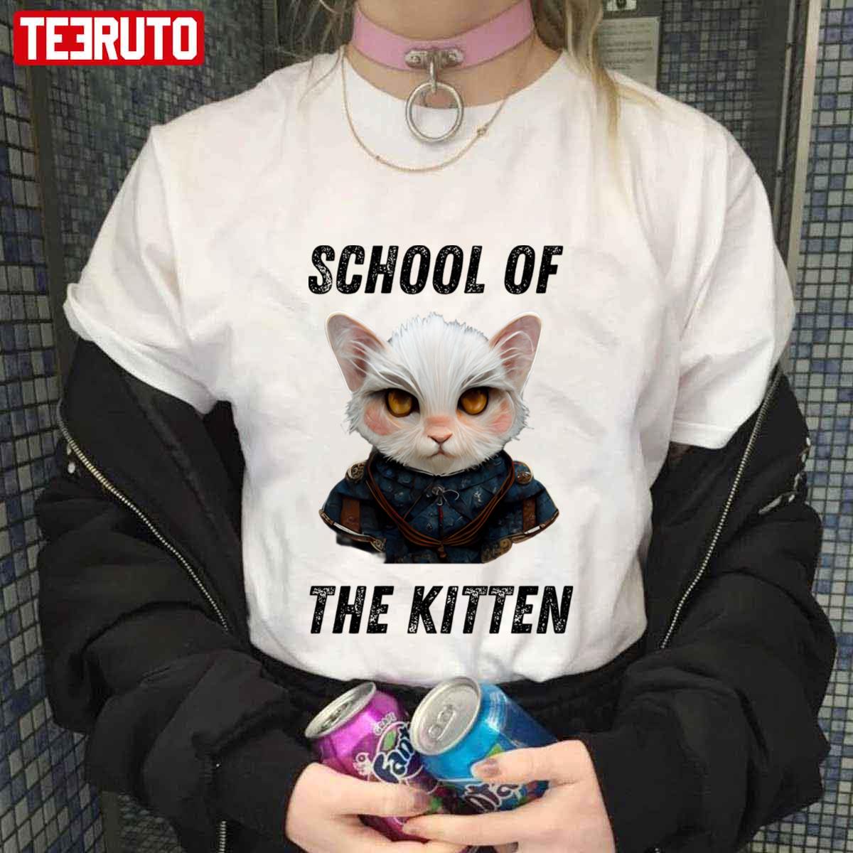 School Of The Kitten Cat In Medieval Armor Pet Fantasy Funny Cute Puppy ...