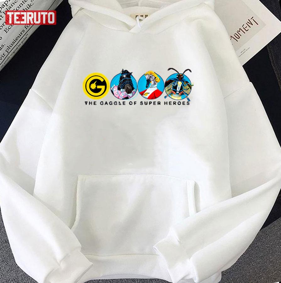 The Gaggle Of Super Heroes Dc Universe Unisex Hoodie - Teeruto