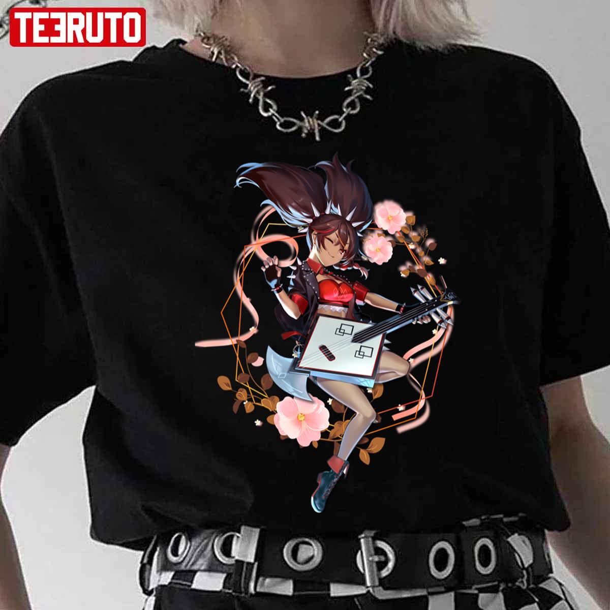 The Rock Girl Xinyan Genshin Impact Unisex T-Shirt - Teeruto