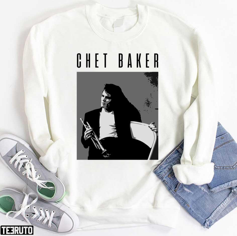 Tribute To Chet Baker Black And White Design Unisex T Shirt Teeruto