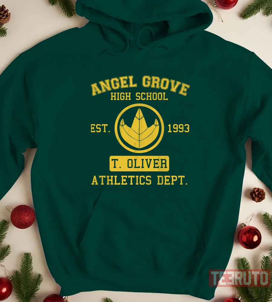Vintage Green Team Awesome Angel Grove Highschool T Oliver 1993 Unisex ...