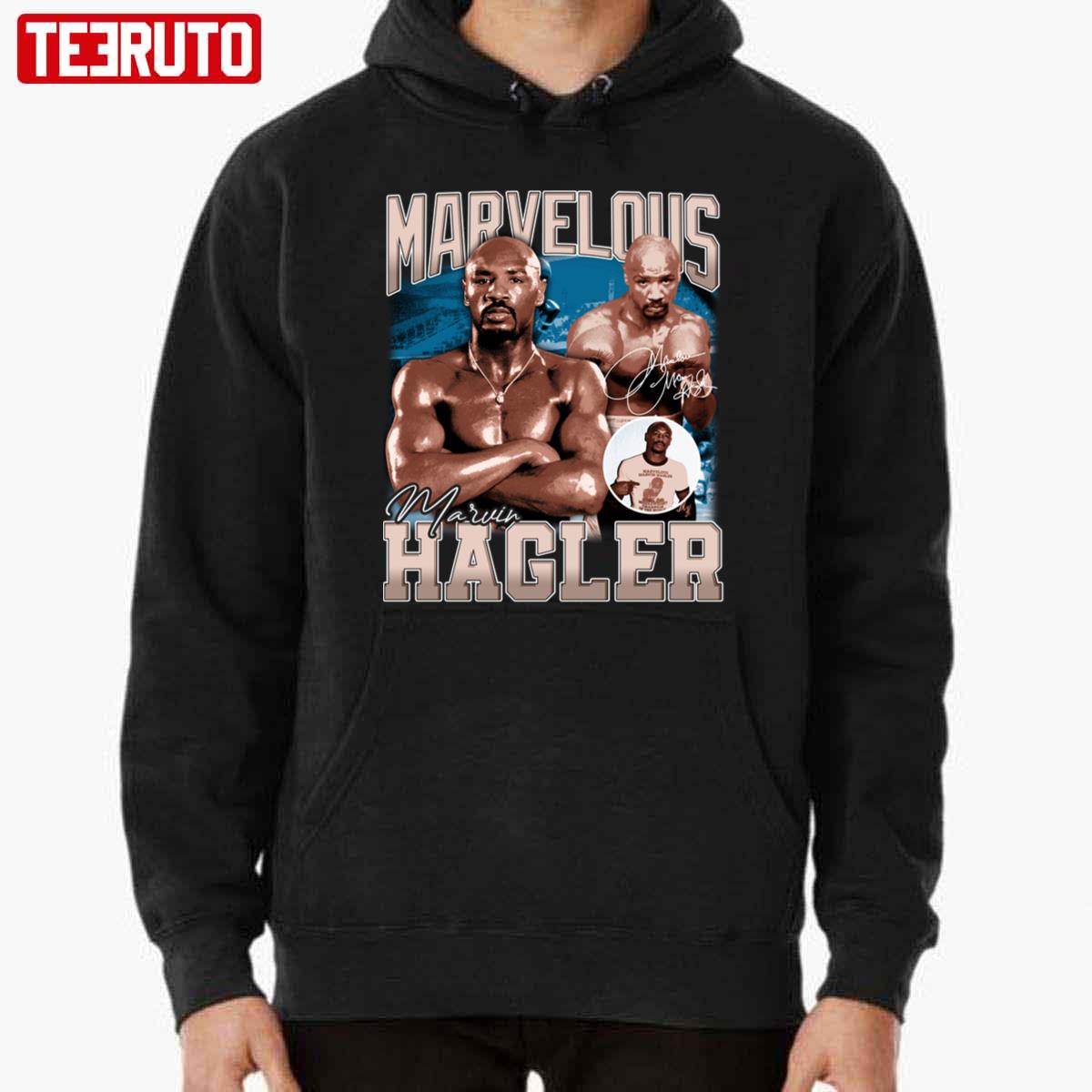 Vintage Marvelous Marvin Hagler Boxing Legend Signature Retro 80s ...