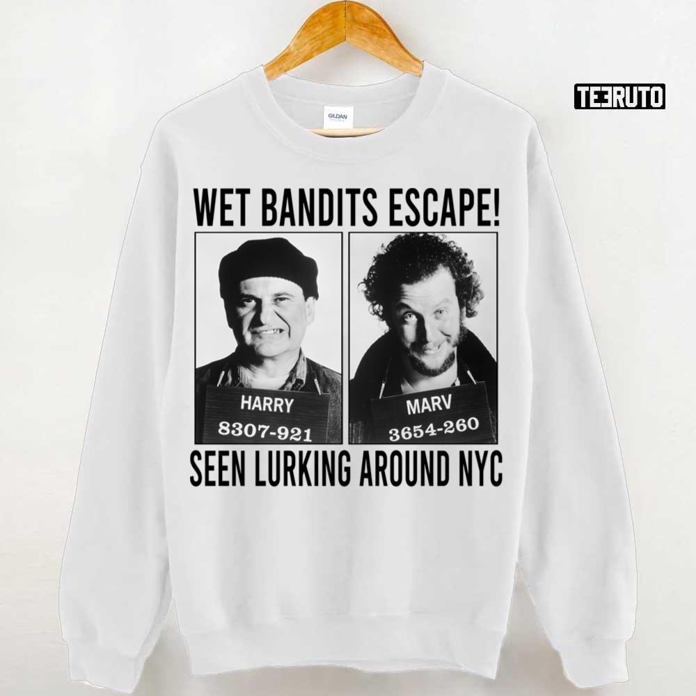 Wet Bandits Home Alone Criminals Christmas Movie Unisex Sweatshirt ...