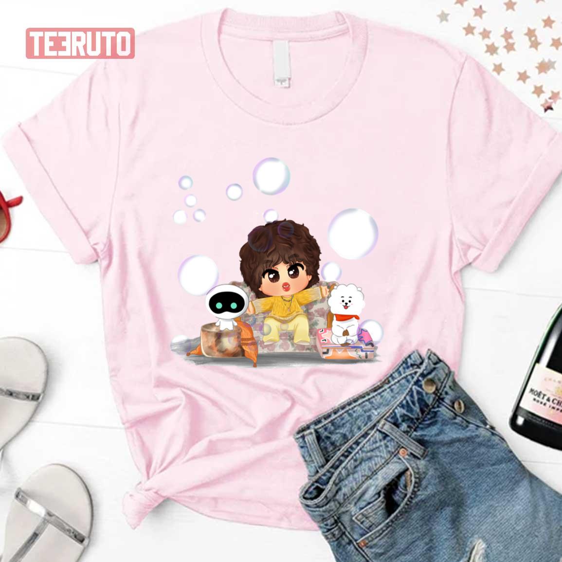 Astronaut Jin BTS Seokjin Wooteo RJ Cute Art Unisex Sweatshirt - Teeruto