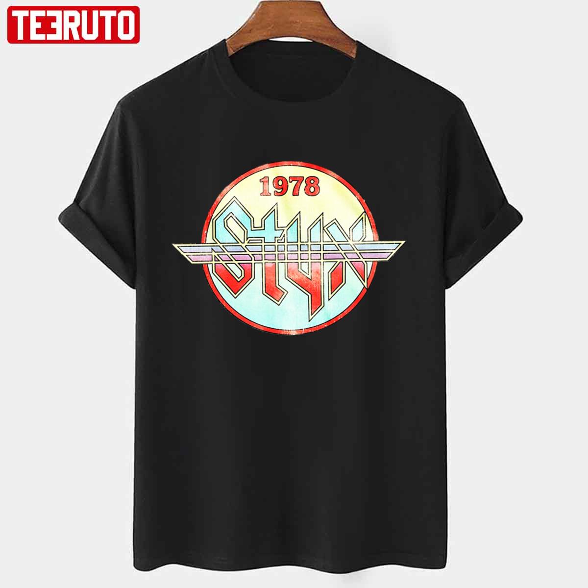 Band Styx Circle 1978 World Concert Tour Music American Unisex T-Shirt ...