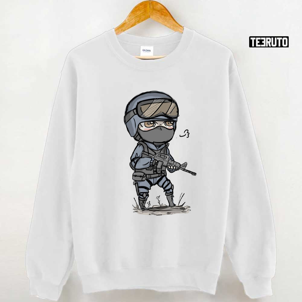 Chibi Counter Strike Character Game Unisex Sweatshirt - Teeruto