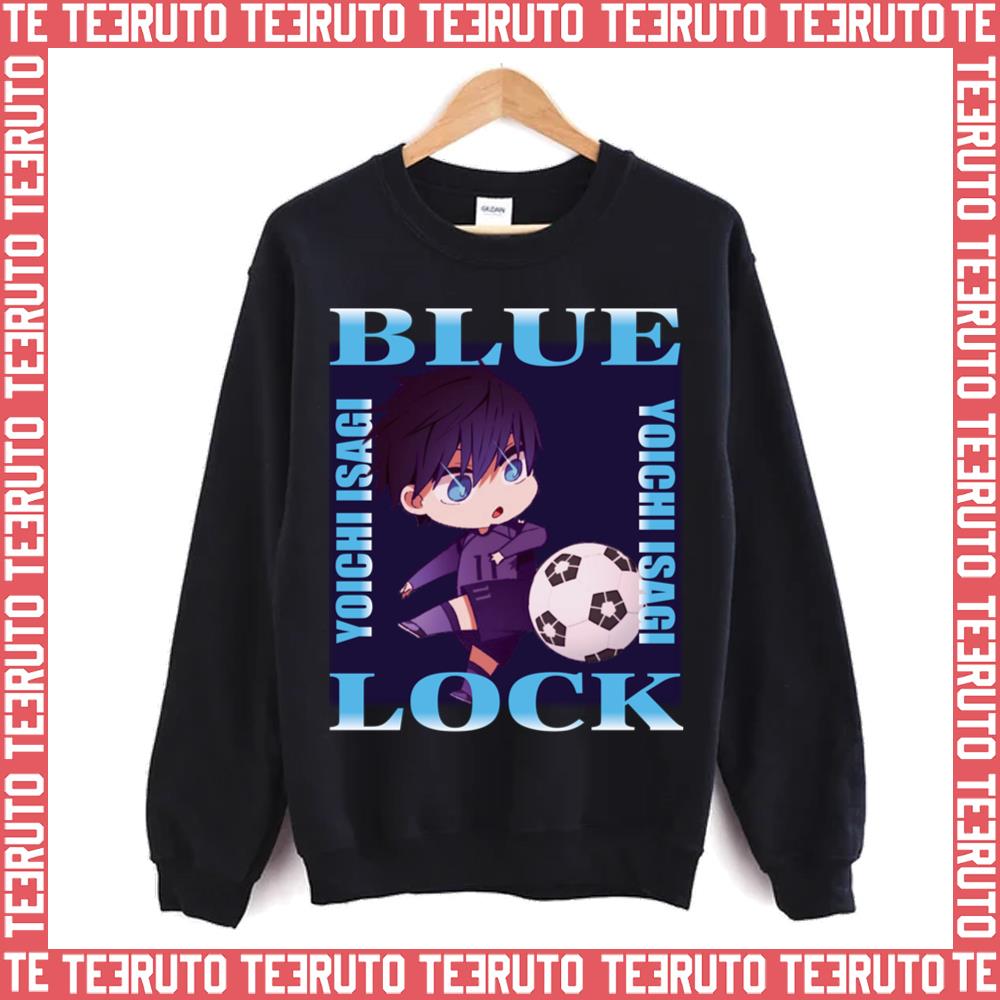 Chibi Yoichi Isagi Blue Lock Anime Collage Design Unisex T-Shirt - Teeruto