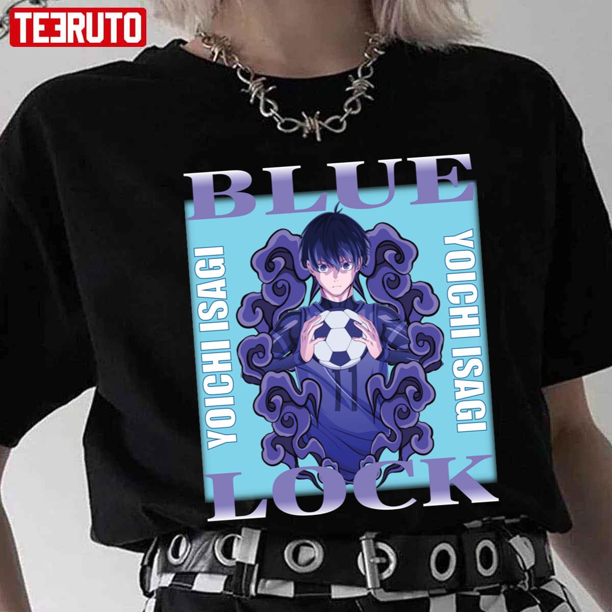 Collage Yoichi Isagi Blue Lock Anime Unisex T-Shirt - Teeruto