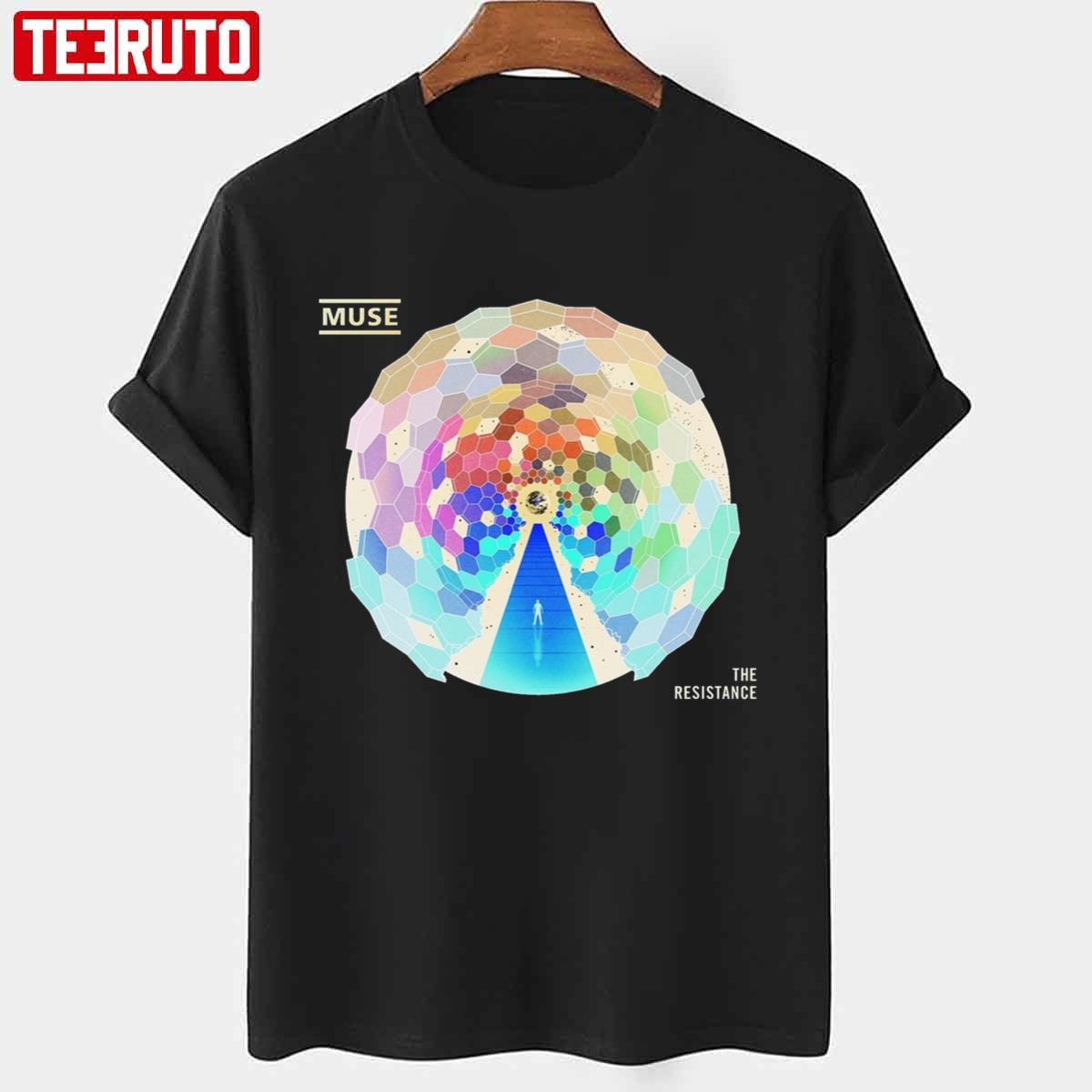Collateral Damage Inverse Collors Muse Band Unisex T-Shirt - Teeruto
