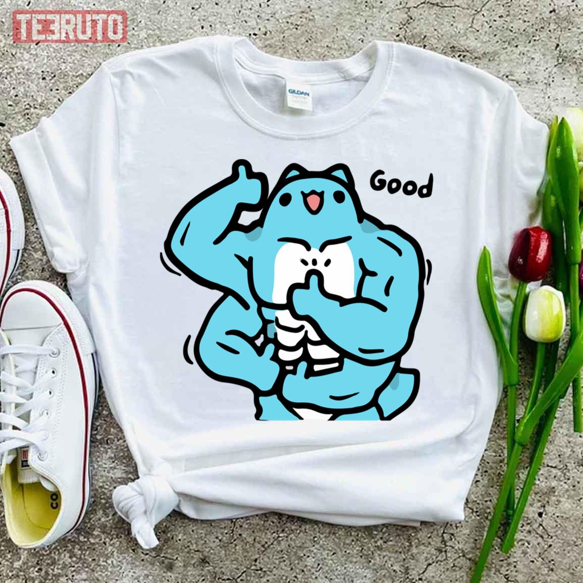 Comic Cat Bugcat Capoo Good Good Unisex T-Shirt - Teeruto