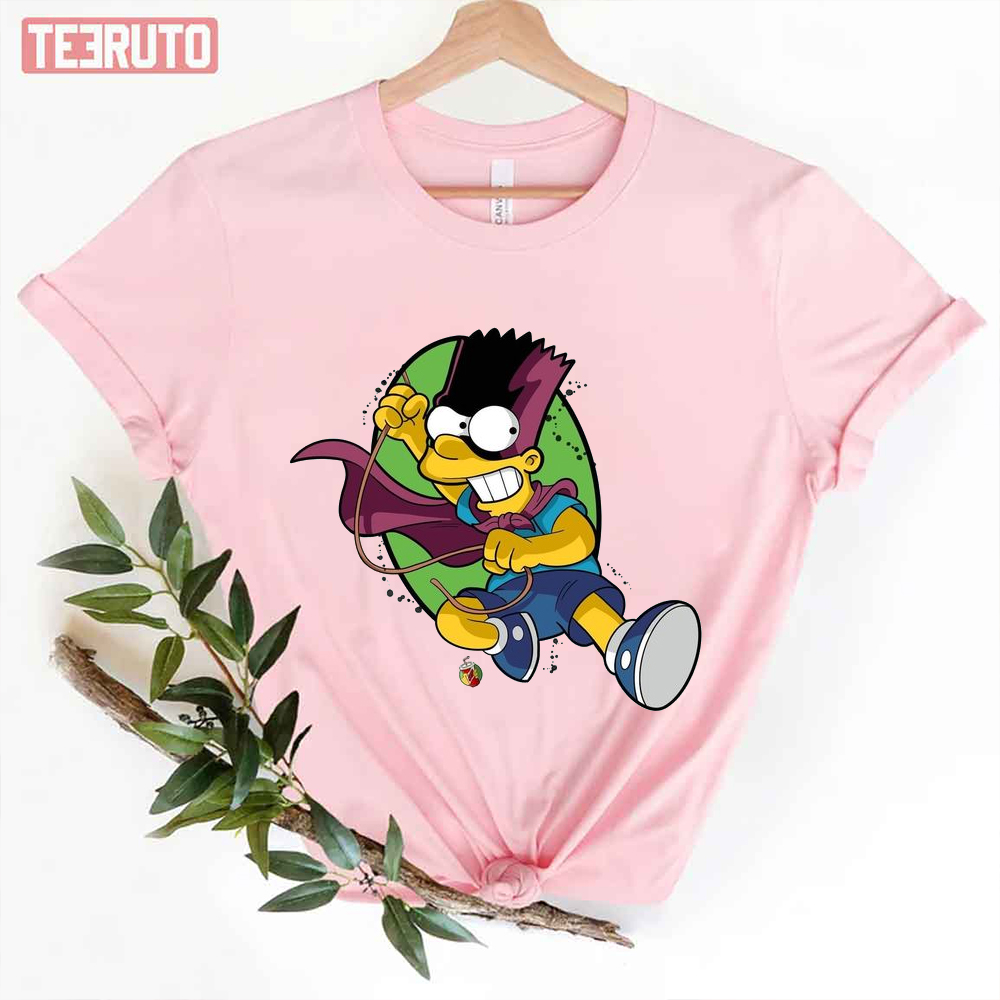 Cute Bart Simpson In Batman Suit Bartman The Simpsons Unisex T-Shirt ...