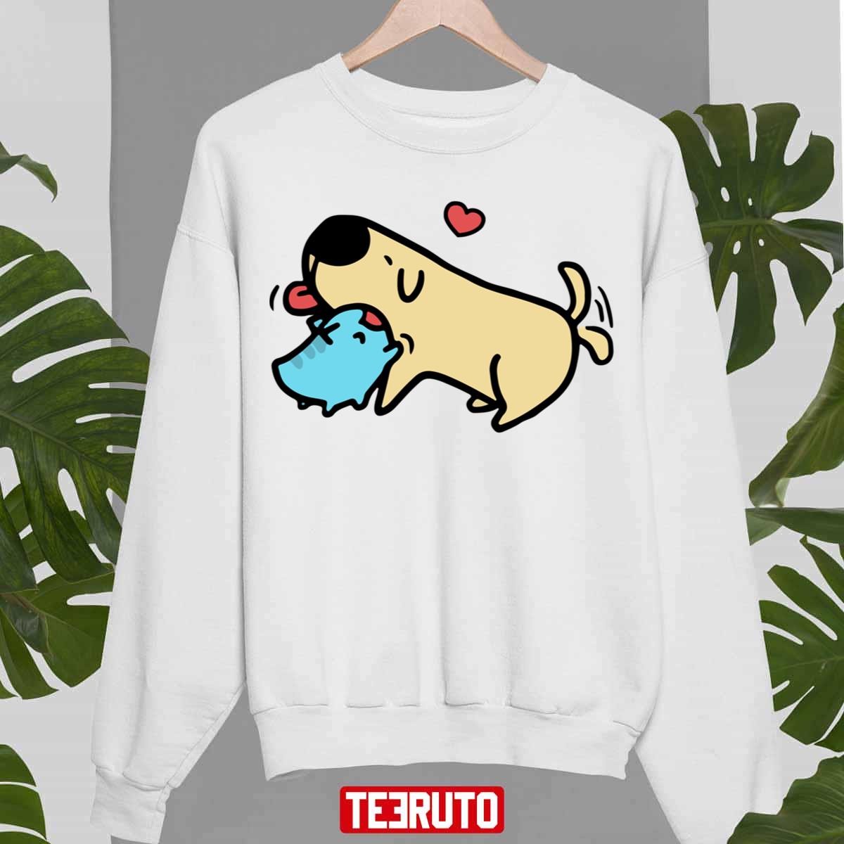 Dog And Cat Love Bugcat Capoo Unisex Sweatshirt - Teeruto