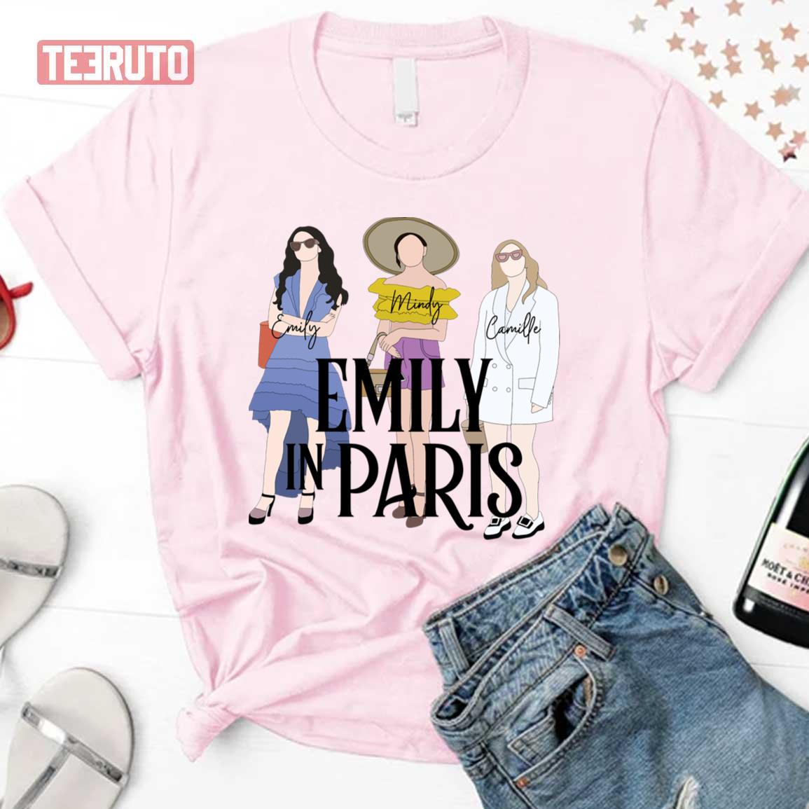 Emily In Paris Emily Cooper Mindy Chen And Camille Magnet Unisex Sweatshirt - Teeruto