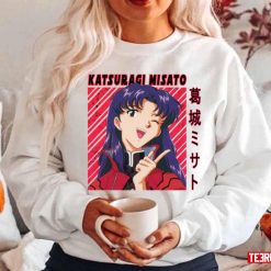 Evangelion Misato Katsuragi Unisex Hoodie - Teeruto