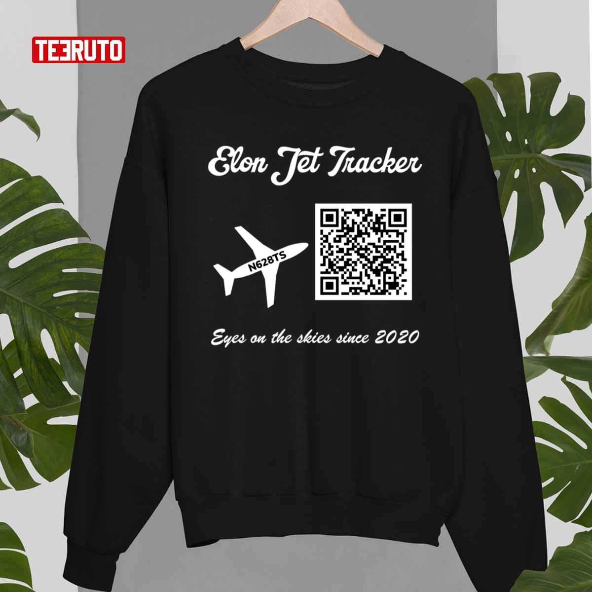 Eyes On The Skies Since 2020 Elon Jet Tracker Elon Musk Unisex T-Shirt ...