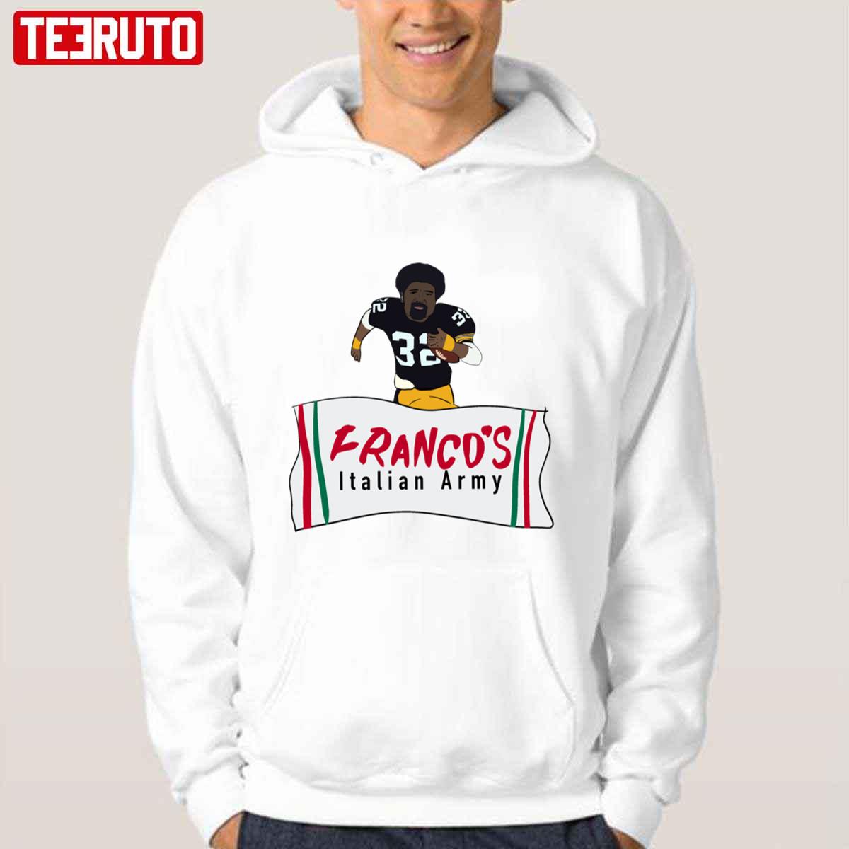 Fanart Franco’s Italian Army Franco Harris Unisex Hoodie - Teeruto