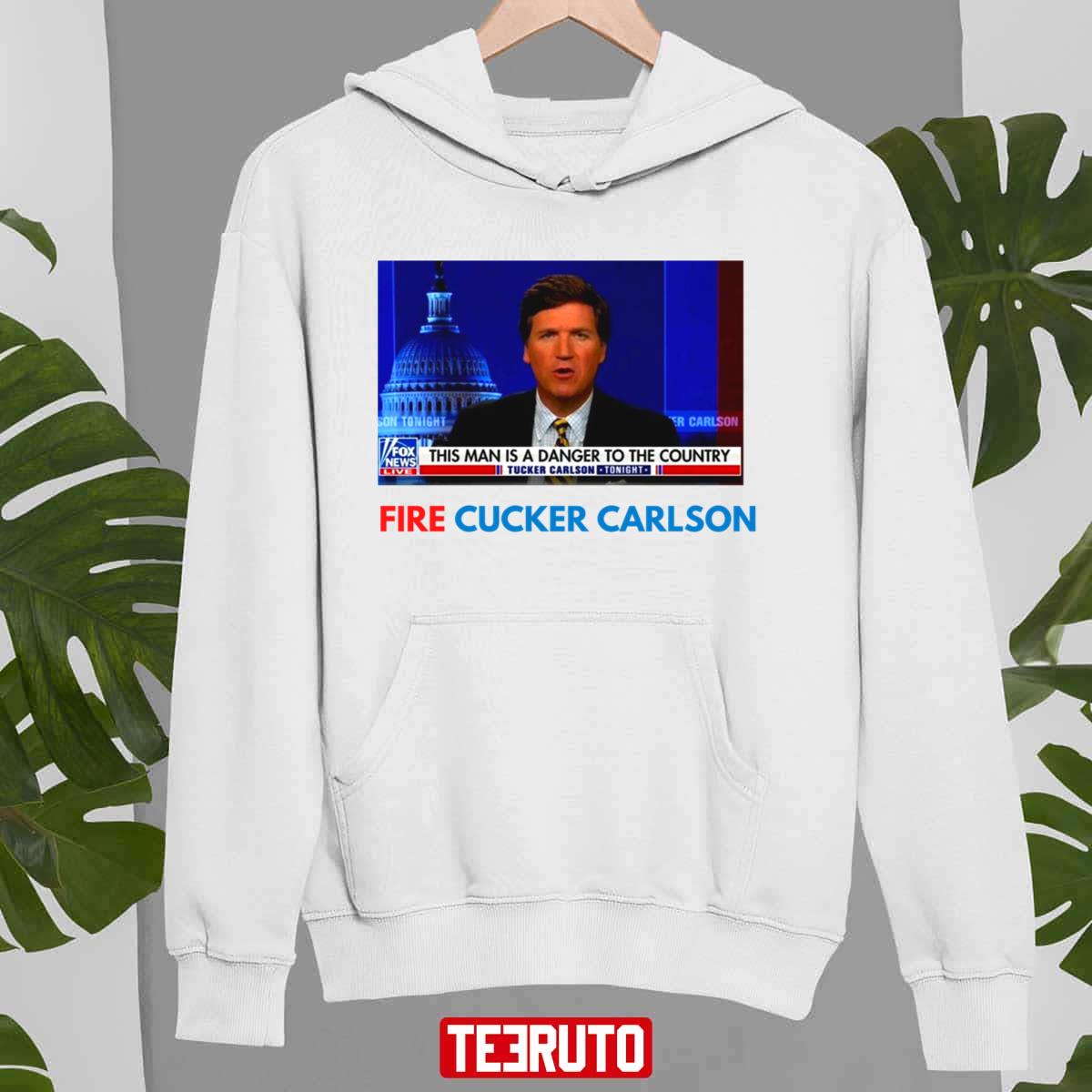 Fire Tucker Carlson News Style Unisex Sweatshirt - Teeruto