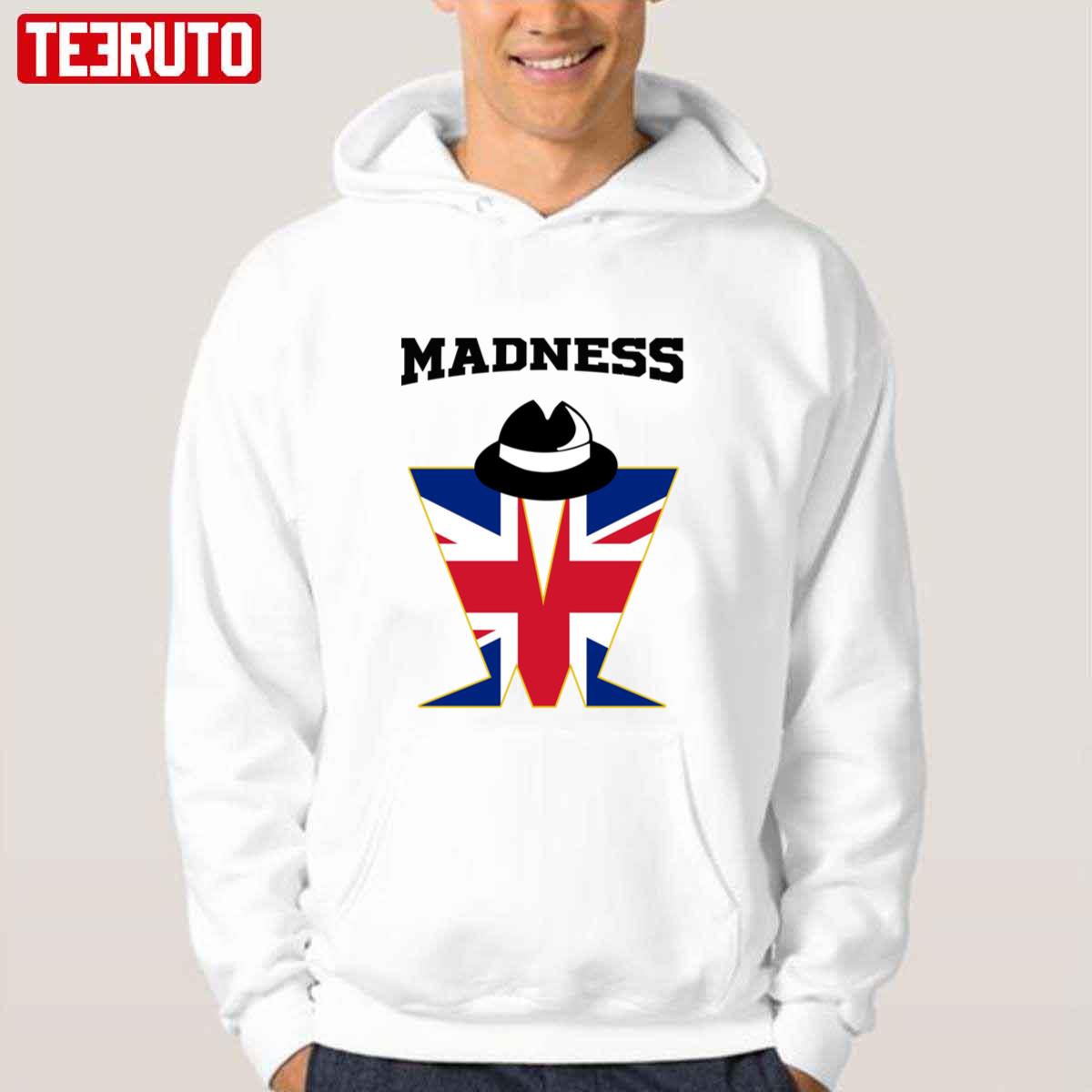Flag UK Ultimate Madness Music Band Gift Fan Unisex Hoodie - Teeruto