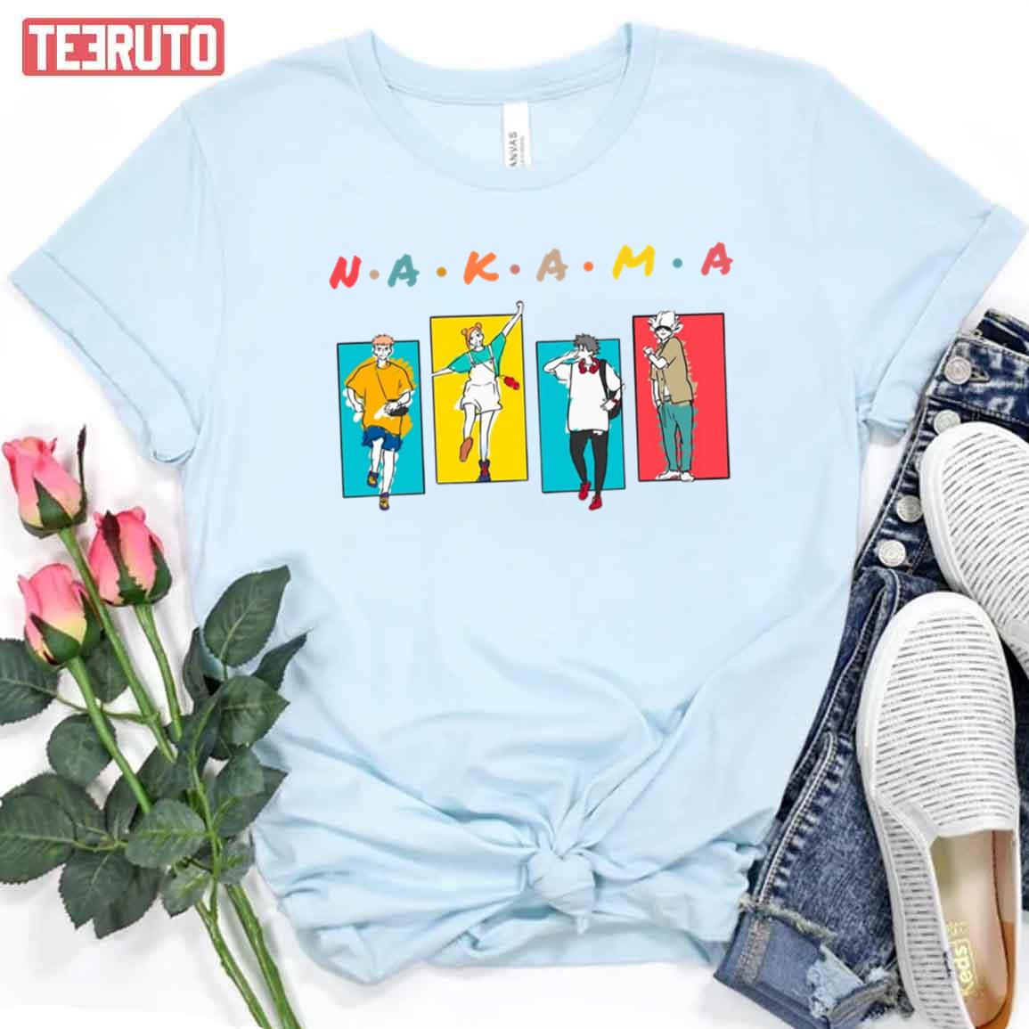 Friends Nakama Gojo Team Jujutsu Kaisen Characters Unisex T-Shirt - Teeruto