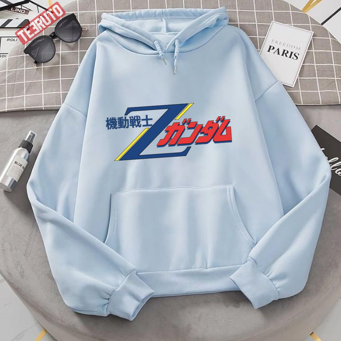 Gundam Zeta Title Logo Jp Mobile Suit Gundam Unisex Hoodie - Teeruto