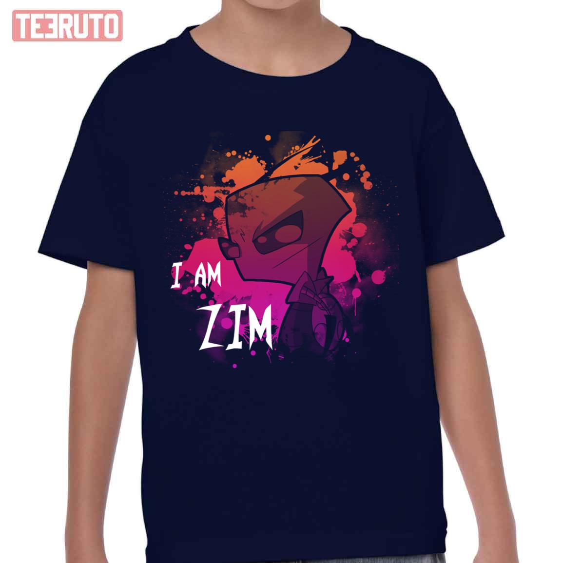 I Am Zim Colored Design Invader Zim Unisex T-Shirt - Teeruto