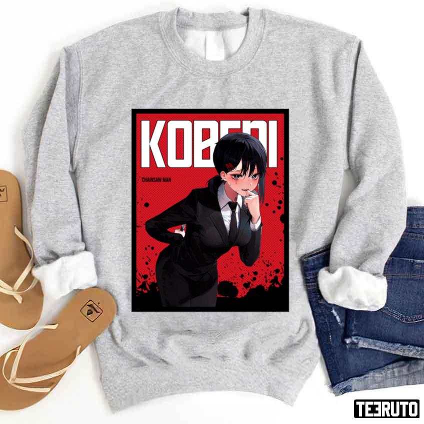 Kobeni Higashiyama Chainsaw Man Red Comic Design Unisex Sweatshirt ...