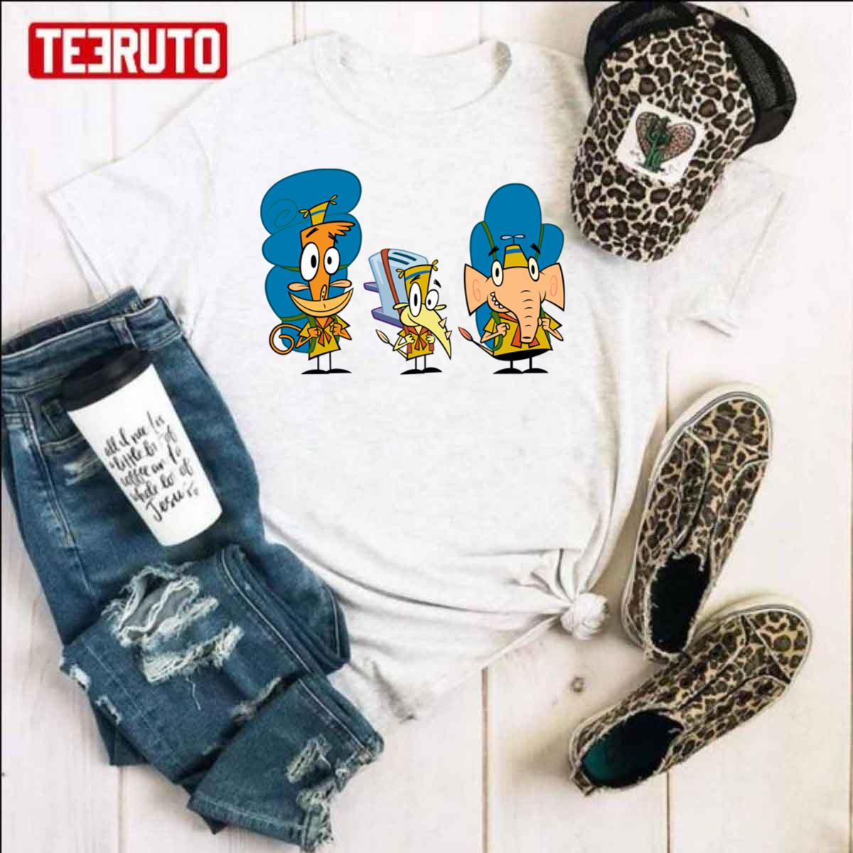 Lazlo Clam & Raj Cartoon Funny Squad Unisex Hoodie - Teeruto